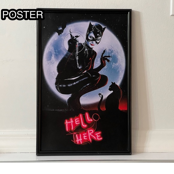 Art | Tim Burton Batman Returns Catwoman Poster | Poshmark